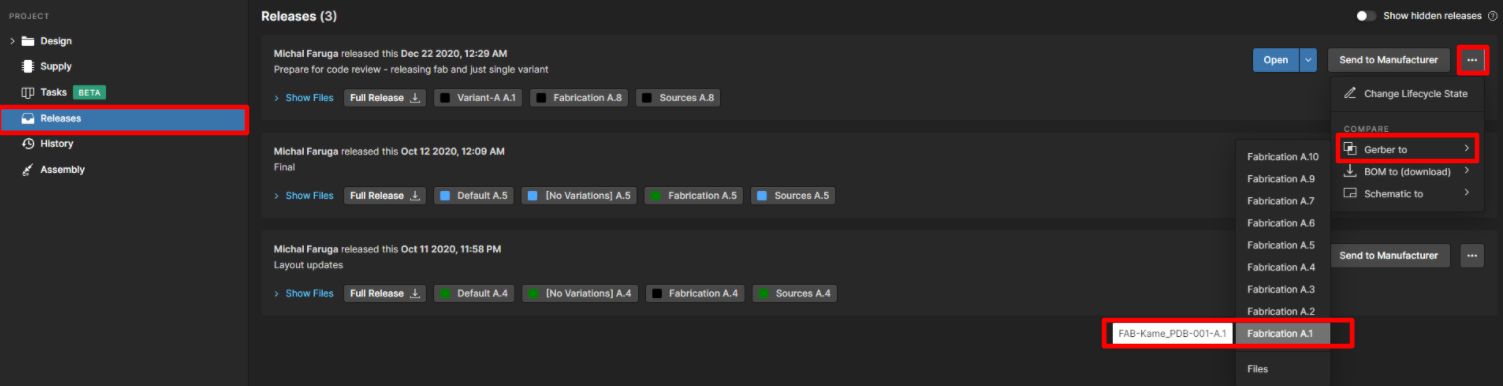 Gerber Compare | Version Control | Video Tutorials | Learn Altium 365