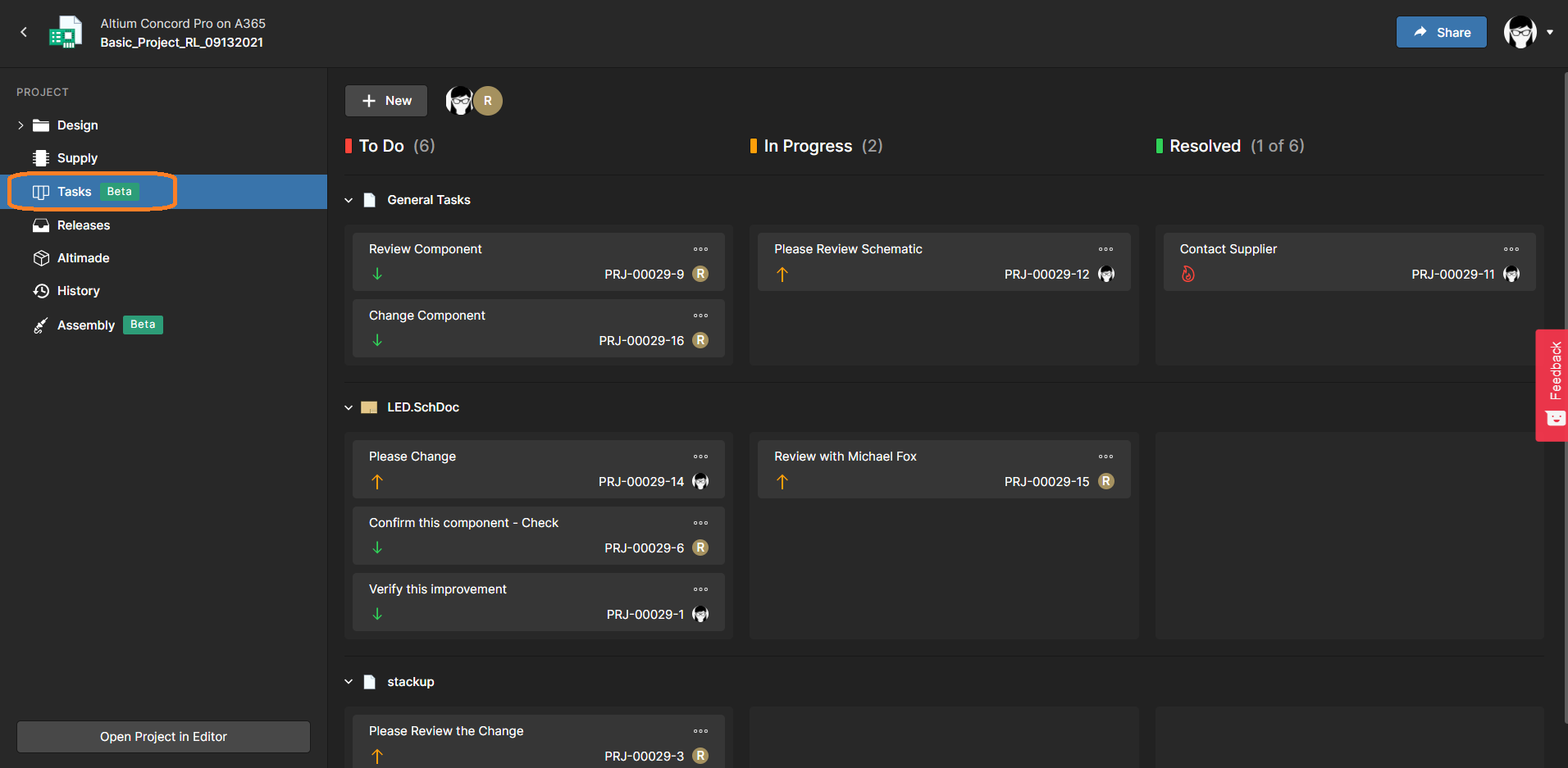 Tasks in Altium 365 | Design Collaboration | Video Tutorials | Learn Altium 365