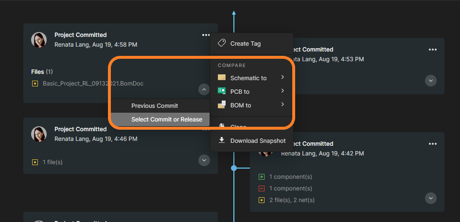 BOM Compare | Version Control | Video Tutorials | Learn Altium 365