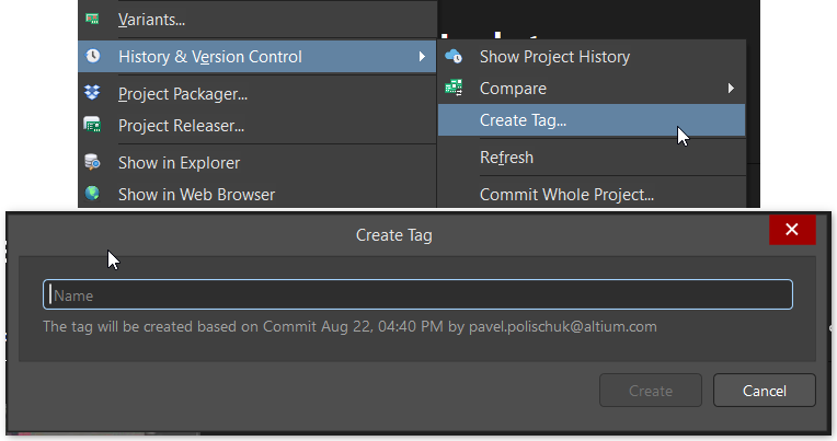 Creating and Managing Project History Tags | Version Control | Video ...